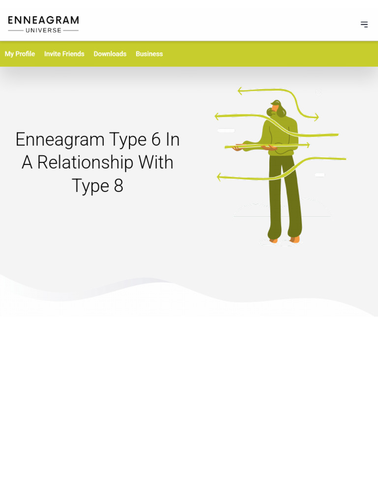 Enneagram Type 6 in Relationship With Type 8 | PDF | Popular Psychology ...