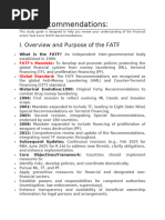 FATF 40 Recommendations Simplified Version | PDF