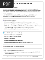 Transfer Posting vs. Stock Transport Order | PDF | Debits And Credits ...