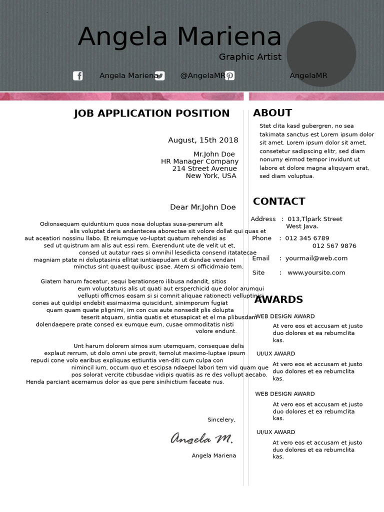 A4 Application | PDF
