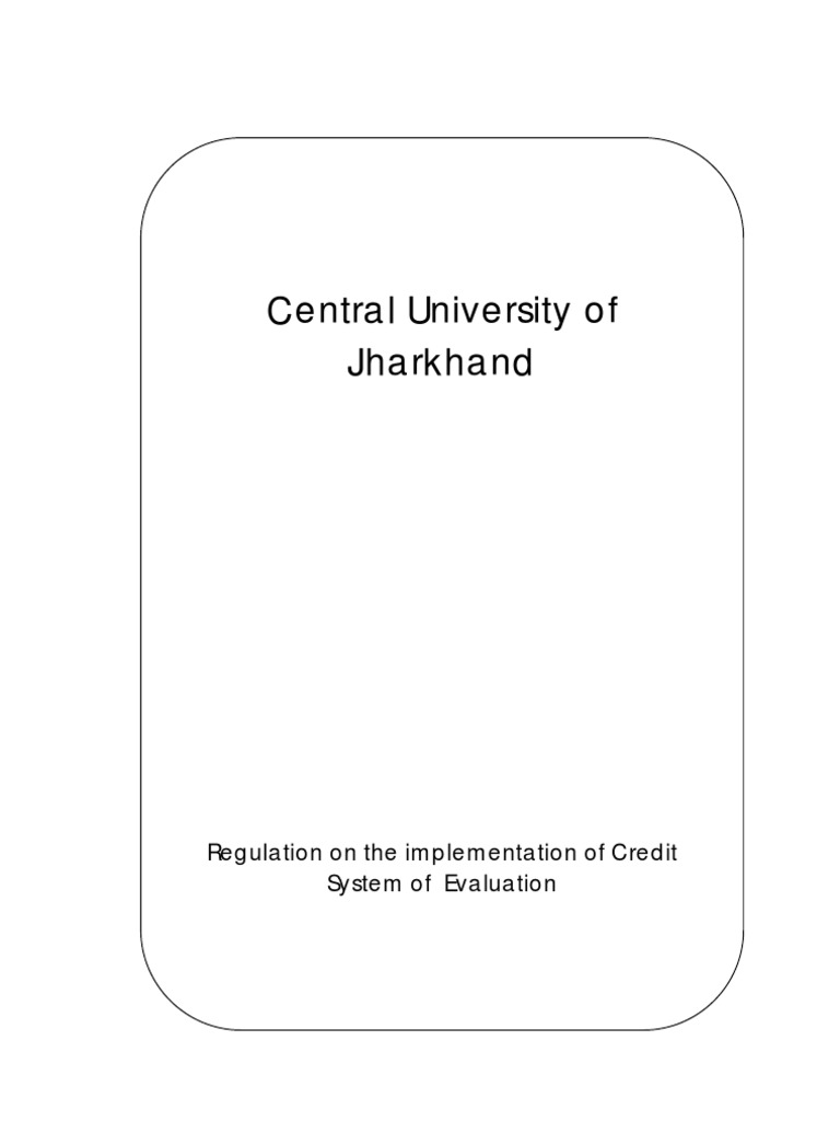 Credit System | PDF | Grading (Education) | Academic Degree