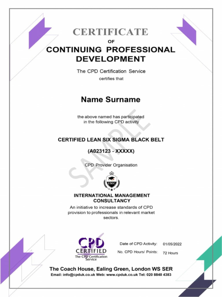Black Belt-CPD Sample | PDF