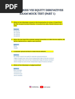 NISM Series 8 Equity Derivatives Mock Test | PDF | Option (Finance ...