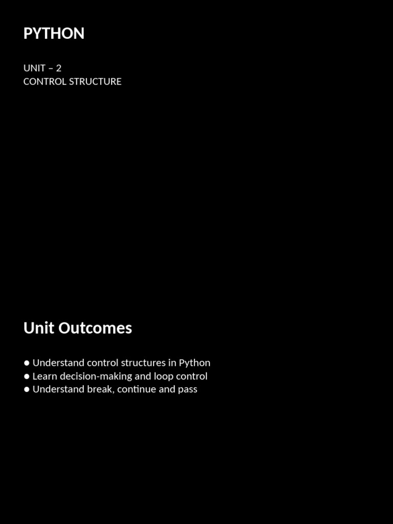 Exact Python Unit2 Presentation | PDF