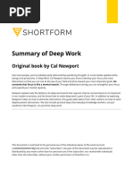 Deep Work: Master Focus for Success | PDF | Disciplines | Flow (Psychology)
