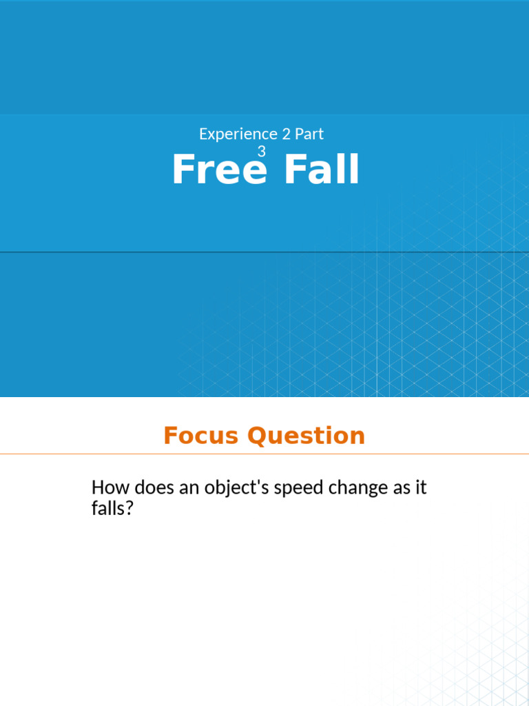 Understanding Free Fall Dynamics | PDF