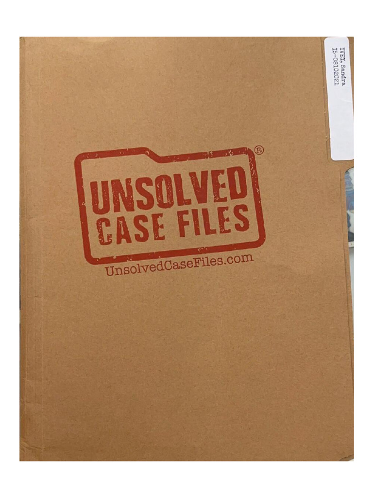 Unsolved Case Files Sandra Ivey Compress | PDF