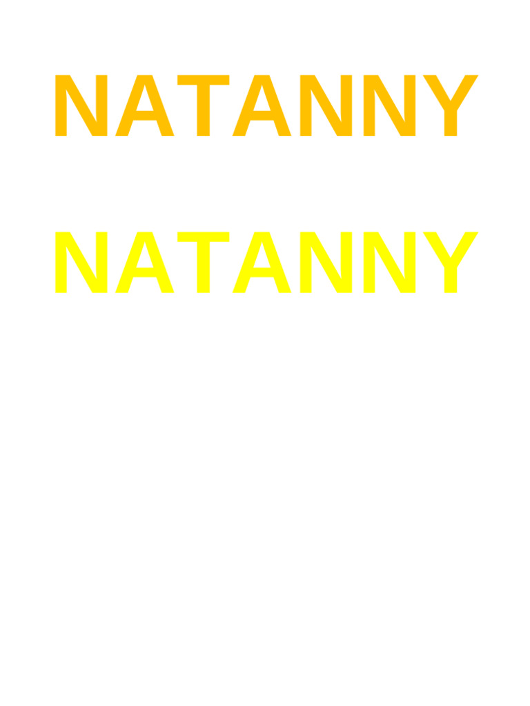 Na Tanny | PDF