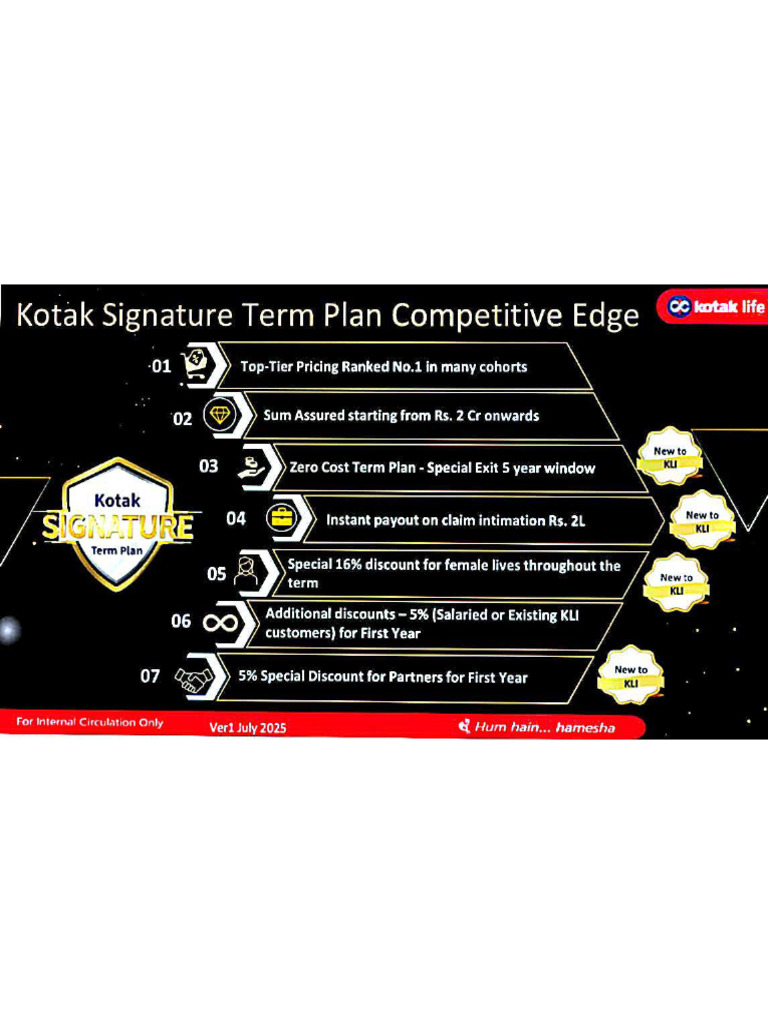 Signature Term Plan | PDF