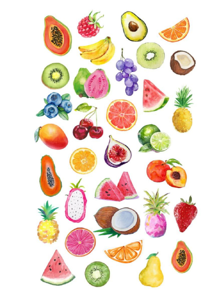 Recortes Frutas | PDF