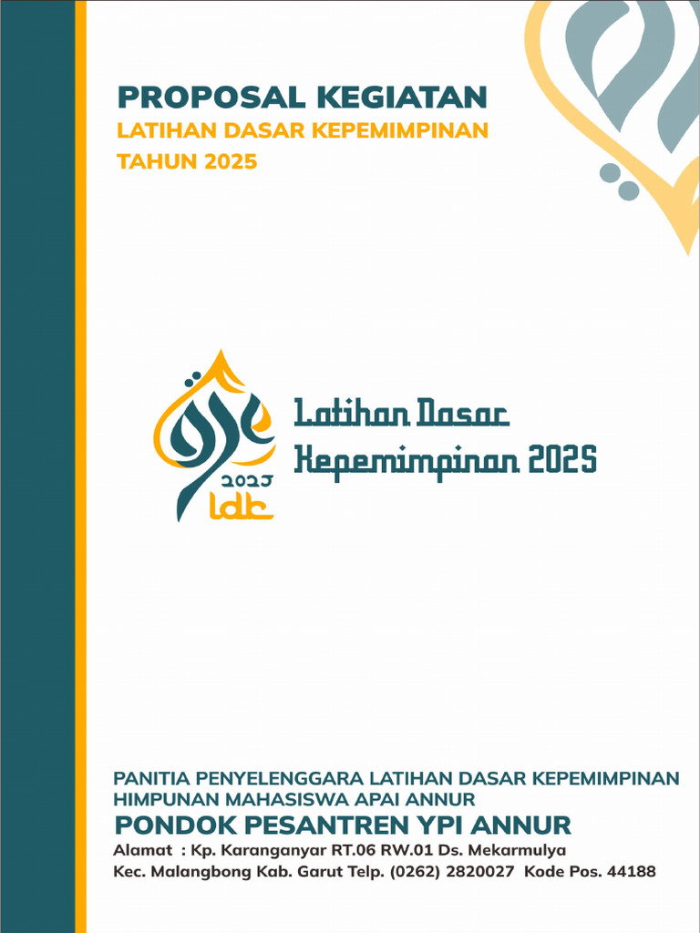 Proposal LDK 2025 Revisi | PDF