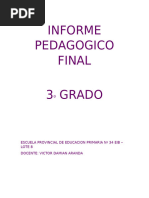Informe Final Grupal Modelo | PDF | Residuos | Evaluación