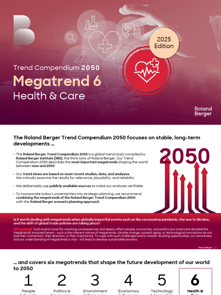 Roland Berger Trend Compendium 2050 | PDF | Infant Mortality | Global ...