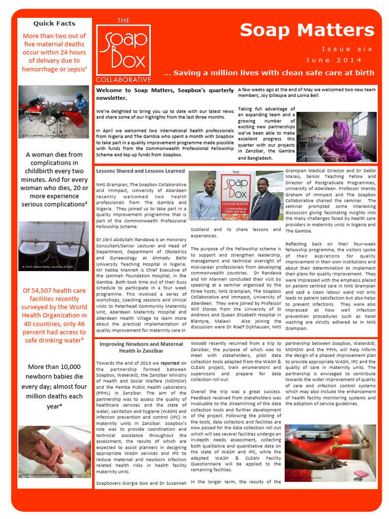 Soap Matters: Welcome To Soap Matters, Soapbox's Quarterly Newsletter ...