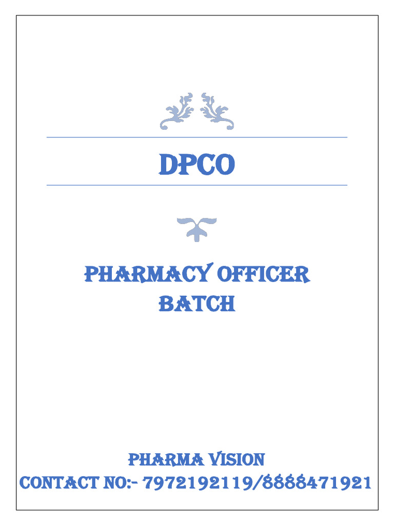 Overview of Drug Price Control Order 2013 | PDF | Drugs | Prescription ...
