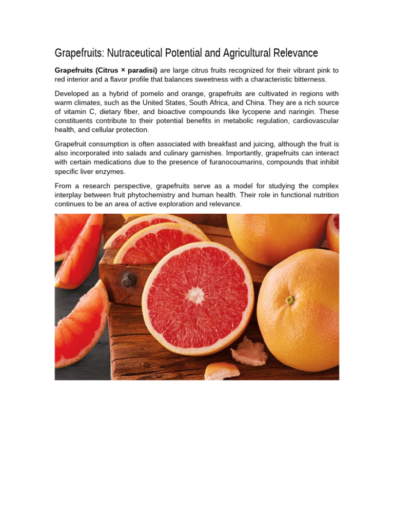 Grapefruits | PDF