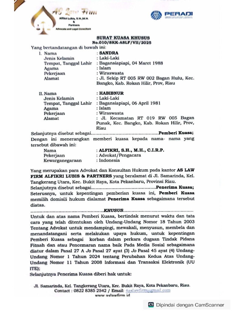 Somasi Zulpakar | PDF