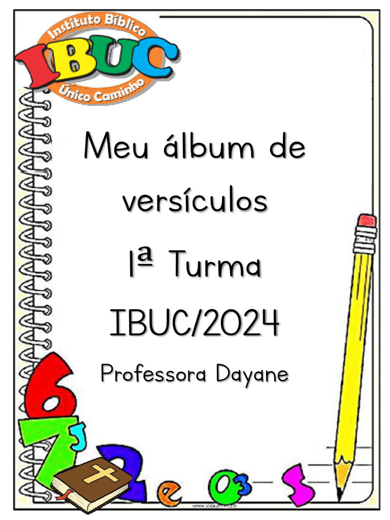 Álbum de Versículos IBUC | PDF