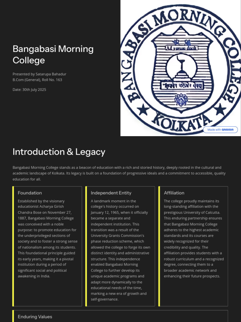 Bangabasi Morning College | PDF | Libraries | Learning