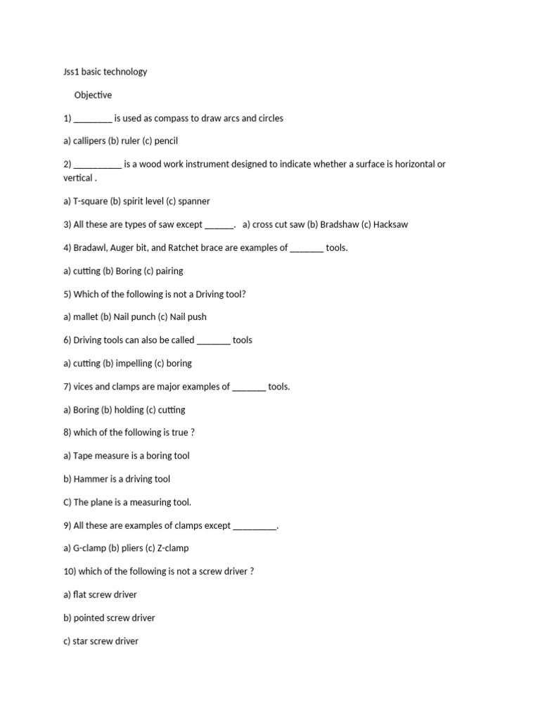 jss1 Third Term Basic Technology | PDF | Resistor | Electrical Network
