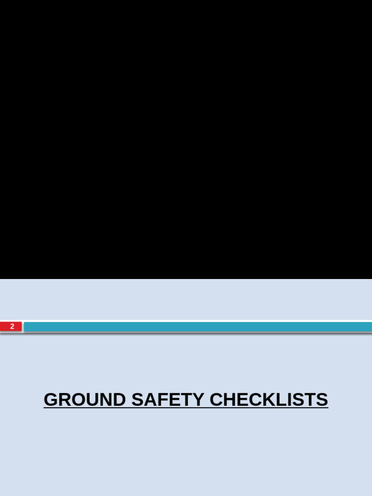 Ch-03 Ground Safety Checklists | PDF | Foreign Object Damage | Engines