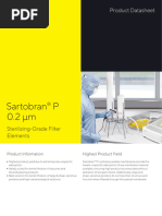 Sartopore® 2 XLG Filter Specifications | PDF | Sterilization ...