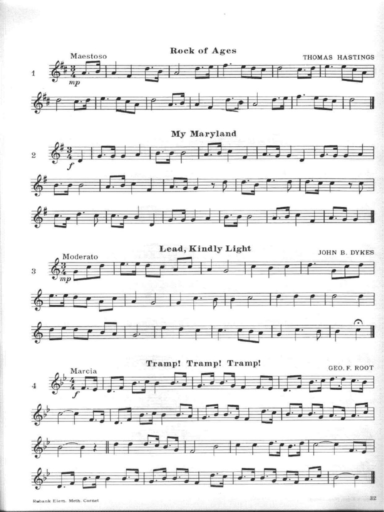 Rubank Elementary Method (Dragged) | PDF