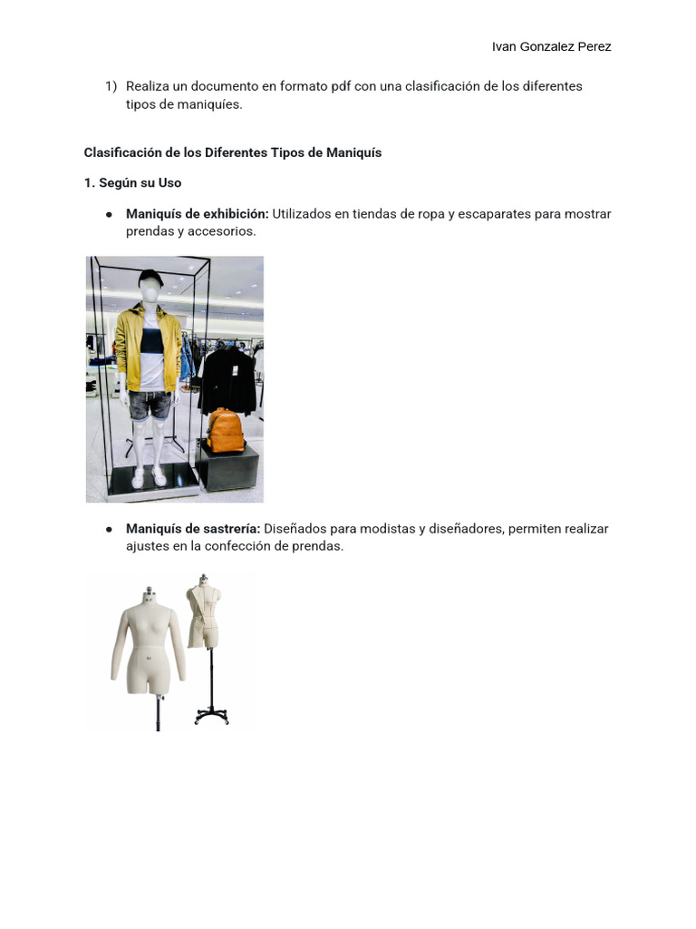 Maniquís Actividad | PDF