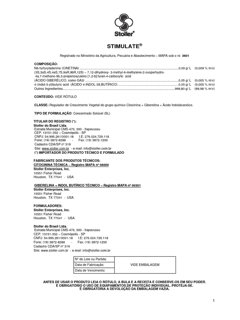 BULA Stimulate | PDF | Embalagem e rotulagem | Batata