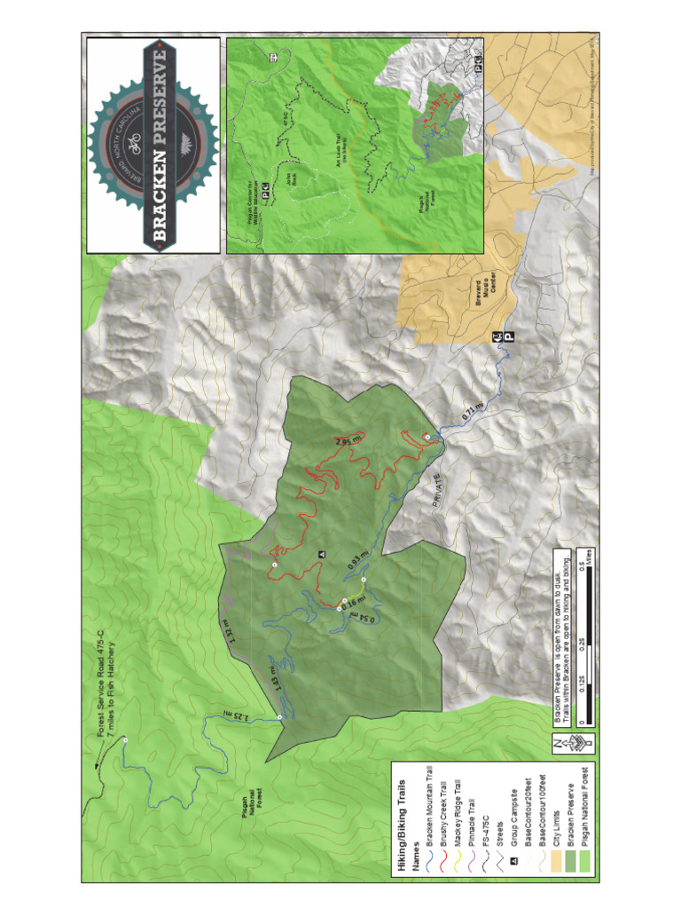 Bracken Mountain Trail Overview | PDF | Recreation | Trail