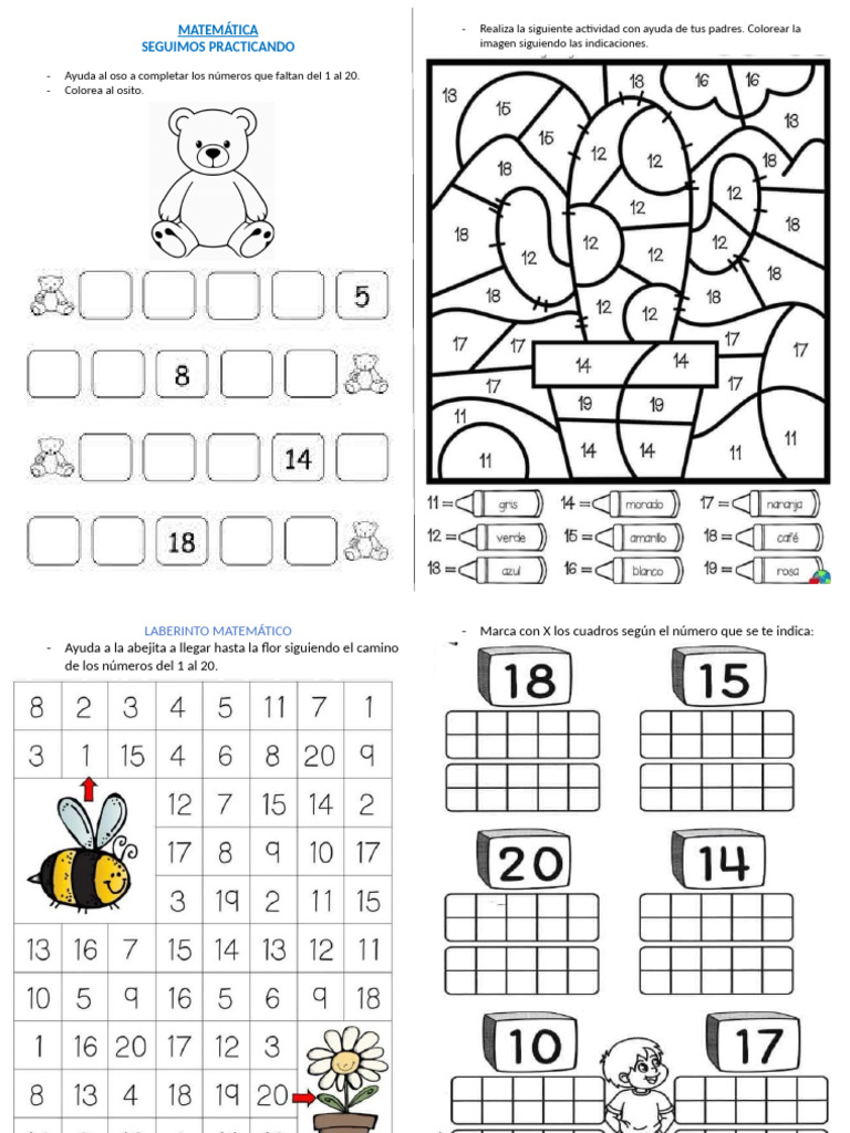 Practicamos Los Números | PDF
