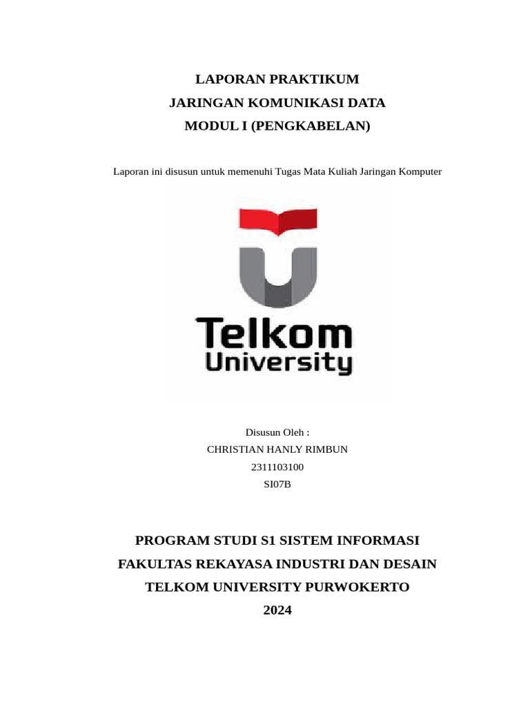 Template Laporan Praktikum Jaringan | PDF