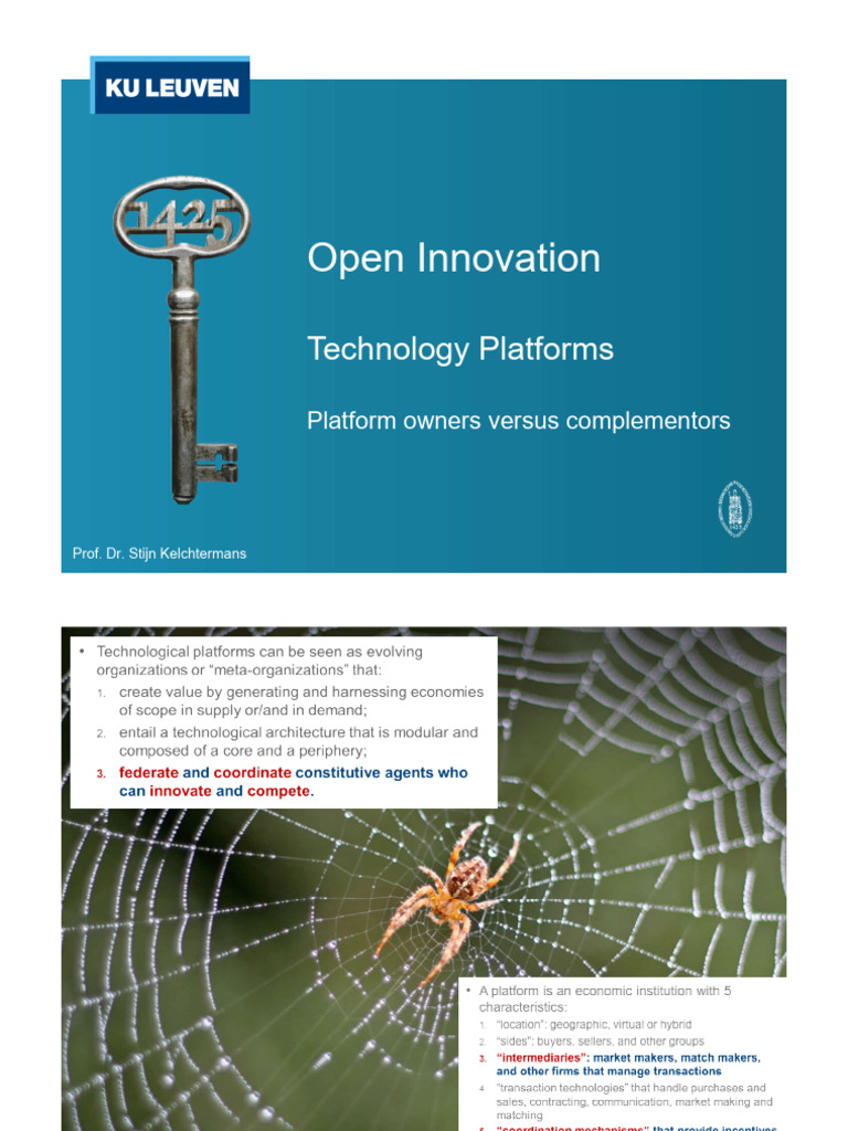 OI - 7.2 - Platform Owners Versus Complementors | PDF | Intel ...