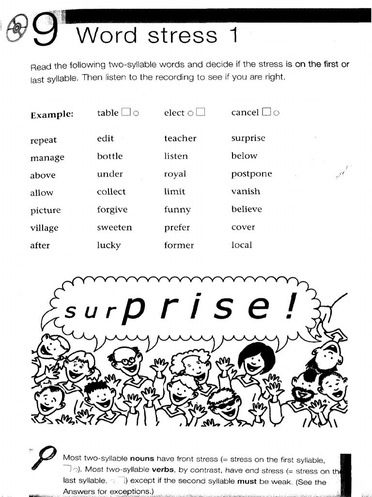 Word Stress | PDF