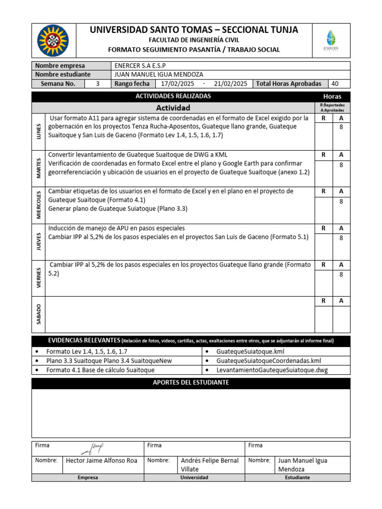 Formato - Bitacora 3 | PDF