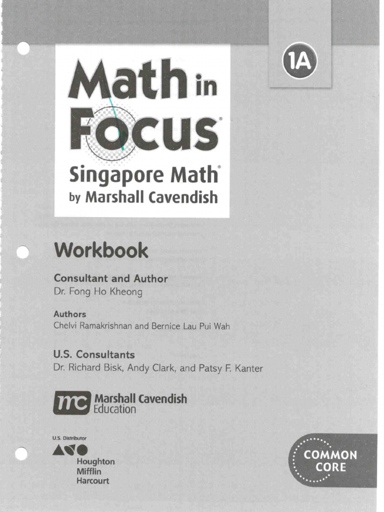 Math in Focus 1A | PDF