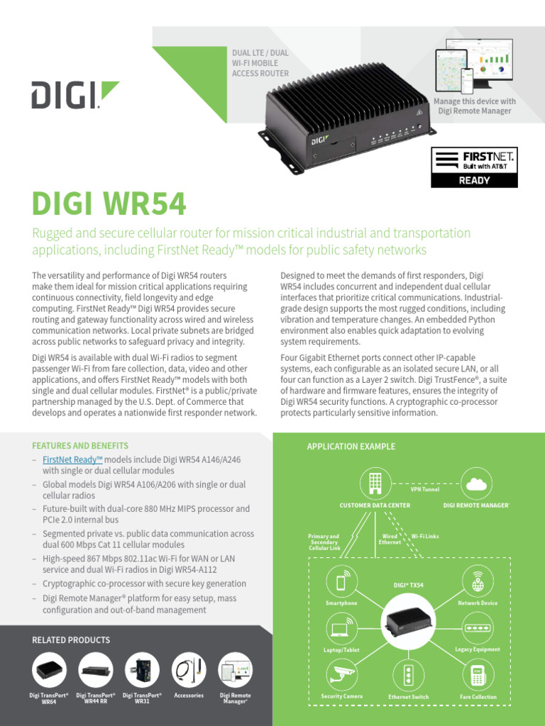 Digi International 06082021 WR54 Axxx-2400672 | PDF | Computer Network ...