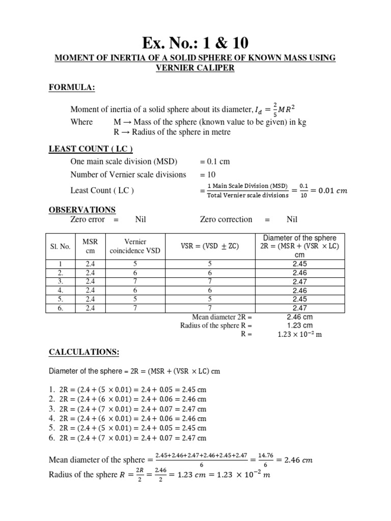 +1 Physics Practicals EM 1,2 | PDF | Pendulum | Physical Quantities