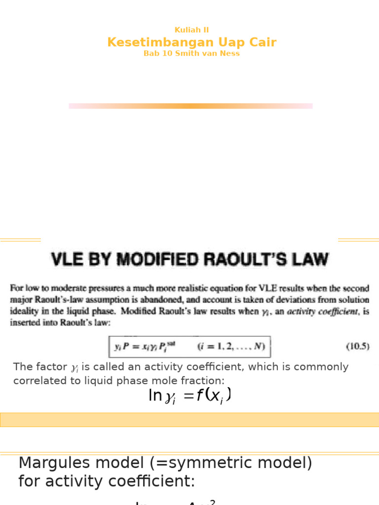Kuliah II Keset Fasa (Ke Elearning) | PDF | Physical Chemistry | Thermodynamics