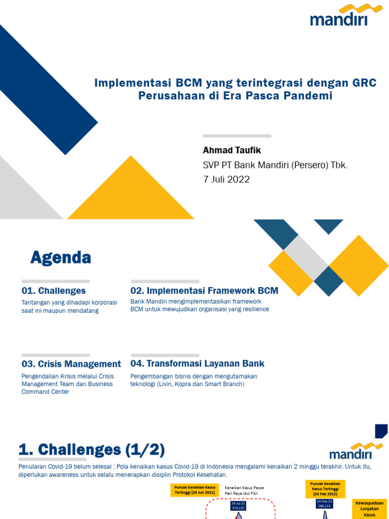 [Main Deck] Implementasi BCM for MRT Event v4 | PDF