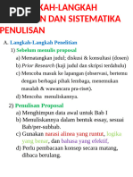 Contoh Sistematika Penulisan Skripsi | PDF | Seni