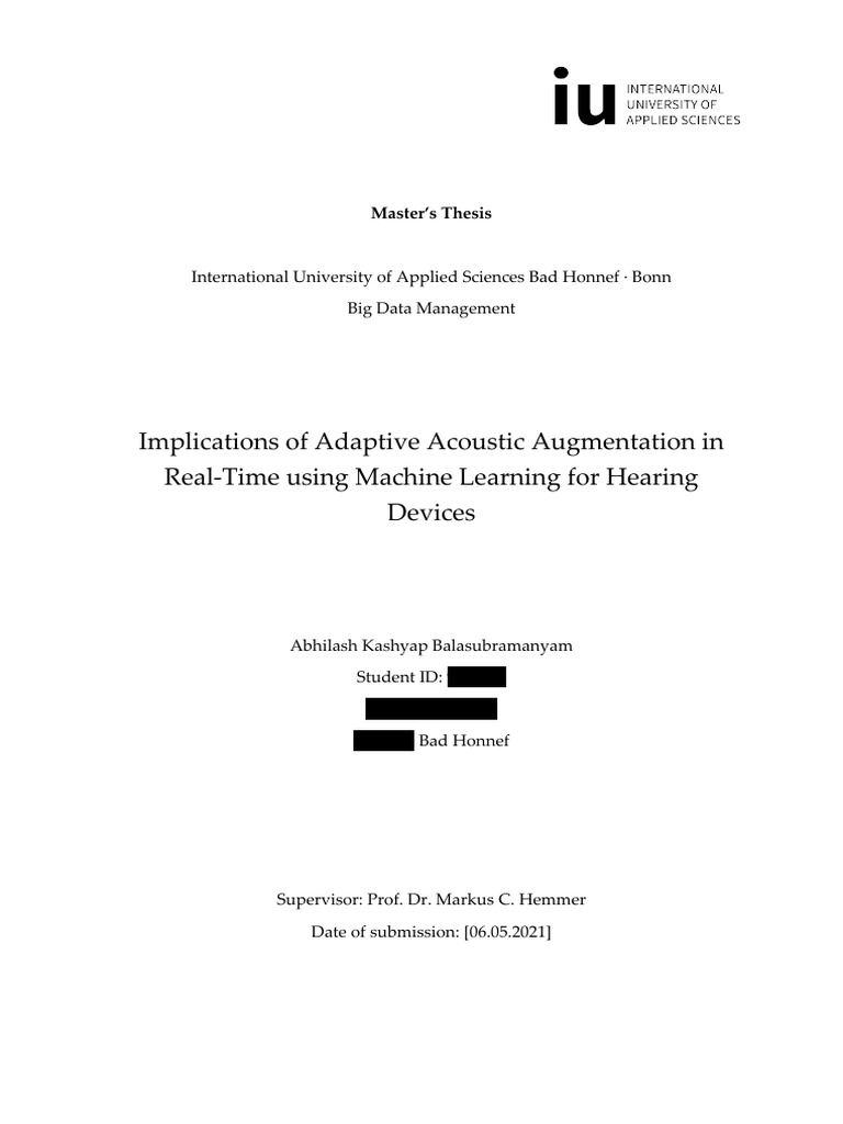 Balasubramanyam Abhilash Kashyap Master Thesis | PDF | Voice Over Ip | Computer Network