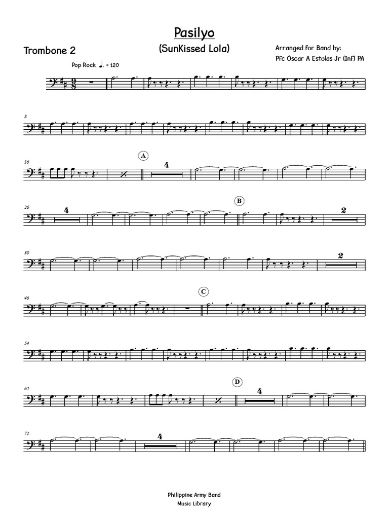 Arrangement de Pasilyo pour Orchestre | PDF