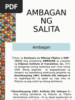 Ambagan | PDF