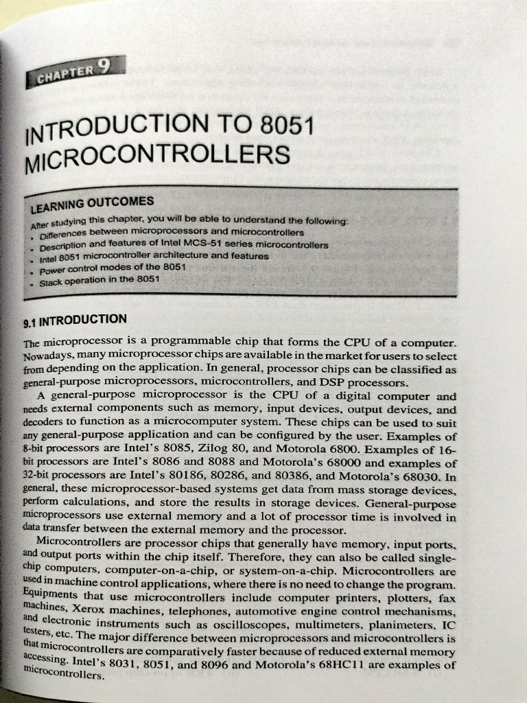Introduction to 8051 Microcontrollers | PDF | Microprocessor ...