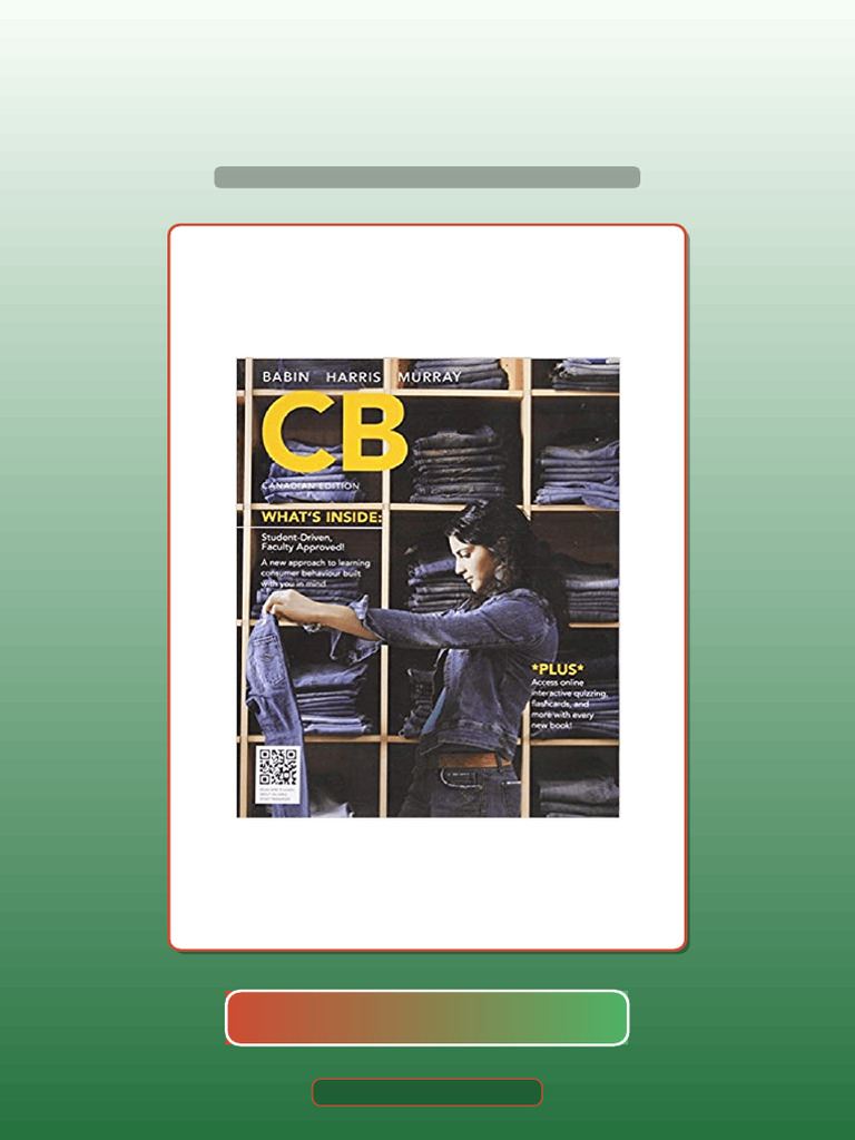 CB First Canadian Edition by Barry J Babin Eric Harris Kyle B Murray A ...