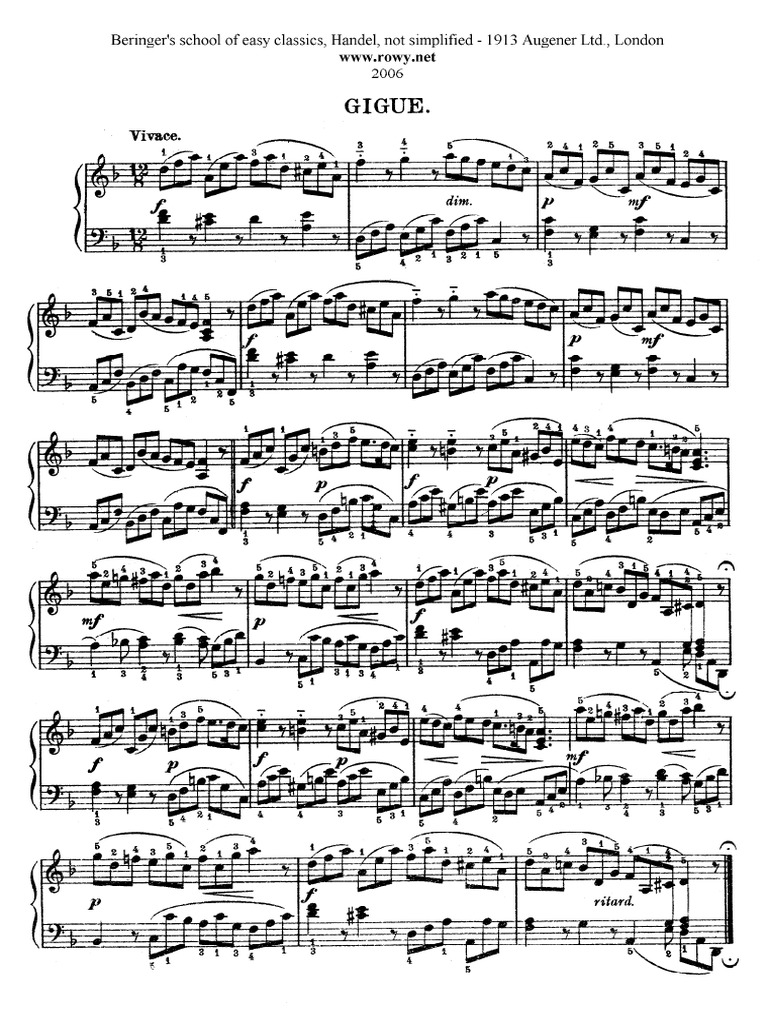 Gigue | PDF