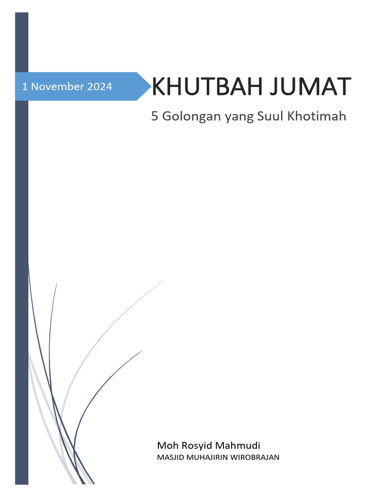 Lima Golongan Suul Khatimah | PDF