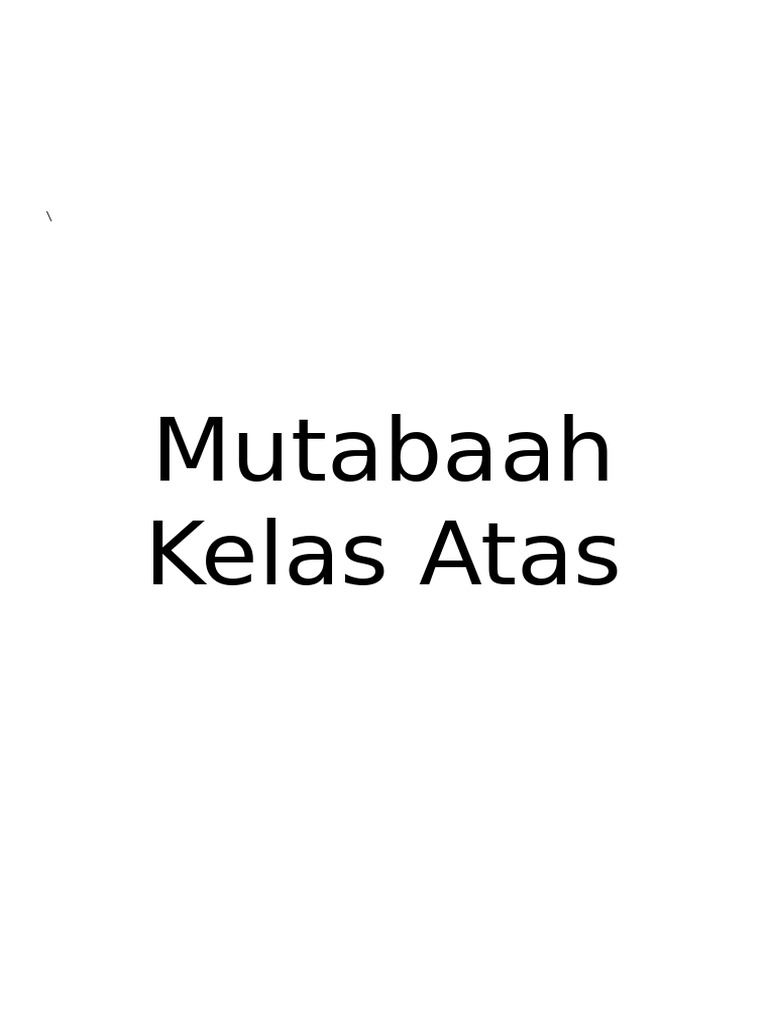 Buku Mutabaah Harian untuk Generasi Muslim | PDF