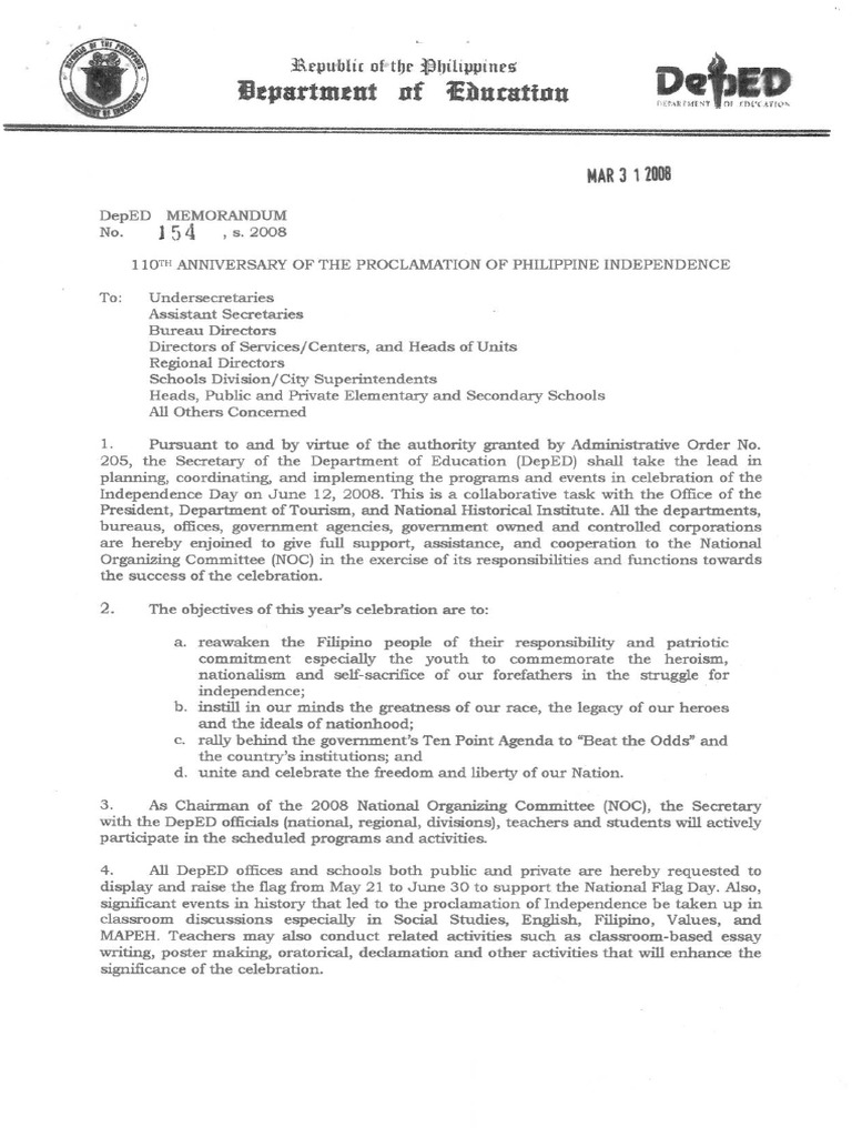 DM - s2008 - 154 - National Flag Day | PDF